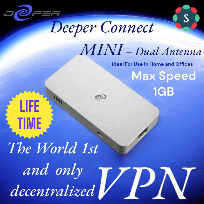 Jual Deeper Connect MINI Decentralized VPN ( DPN ) Speeds 1GB + Dual ...