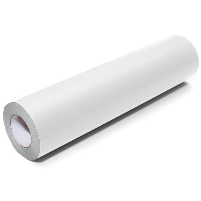 Jual vinyl - stiker vinyl putih susu matte/doff/satin 120 cm sticker ...