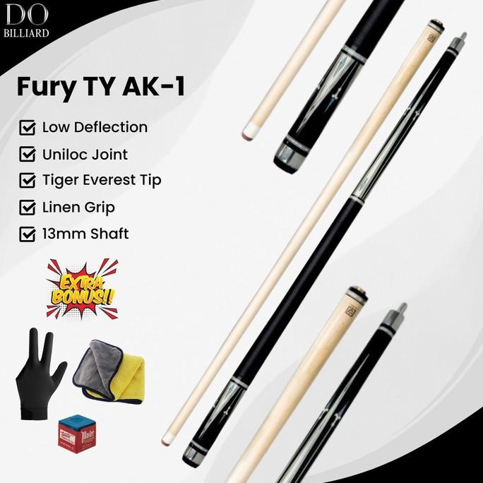Jual Stick Billiard Fury Ty Ak-1 Low Deflection Shaft Cue Stick ...