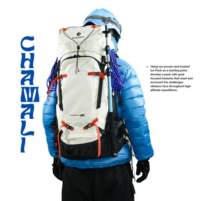 Jual BOGABOO CHAMALI 50 Liter - Tas Gunung carrier Ultralight Seri CHAMALI 50 L - Tas Pendaki ...