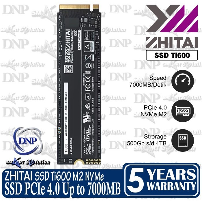 Jual ZHITAI Ti600 SSD M.2 NVMe 500GB / 1TB / 2TB / 4TB M2 Solid State Drive SSD Laptop M.2 SSD ...