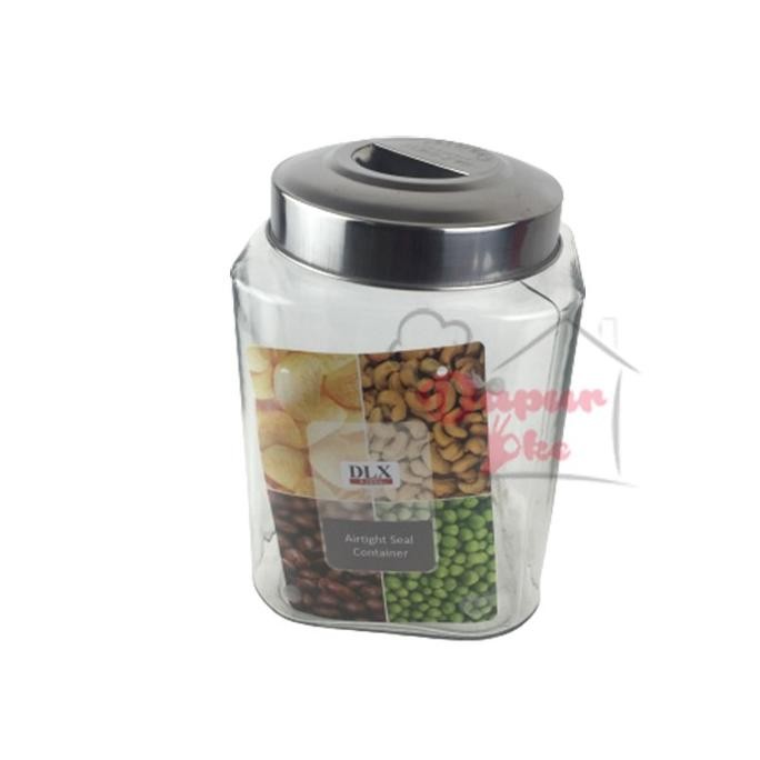 Jual DLX TOPLES KACA KAFE A 6 LT / TEMPAT KERUPUK | Shopee Indonesia