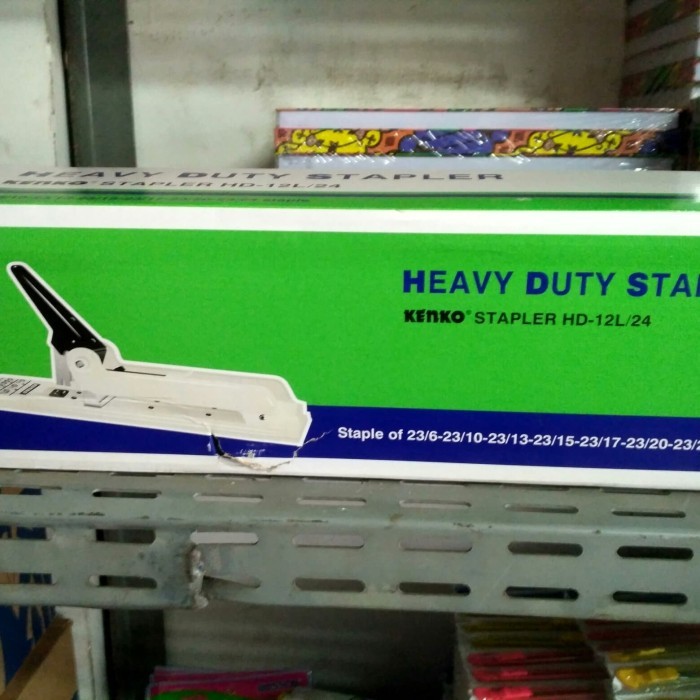 Jual Mesin buat jilid buku, kardus/Heavy Duty Stapler HD-12L/24 Kenko ...