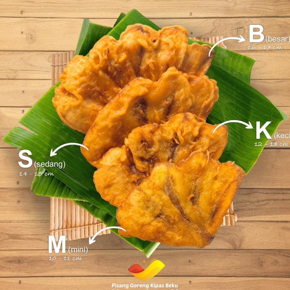 Jual Pisang Goreng Kipas Kuantan Ii Khas Pekanbaru | Pisang Kipas Besar ...