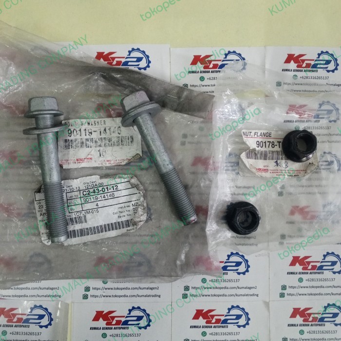 Jual Baut Mur Ori Lower Arm Camry Lexus Altis Fortuner Hilux Wish ...