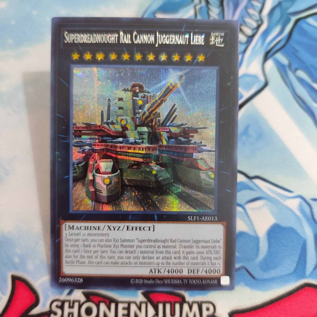 Jual yugioh AE superdreadnought rail cannon juggernaut liebe AA SLF1-AE013 SE original | Shopee ...