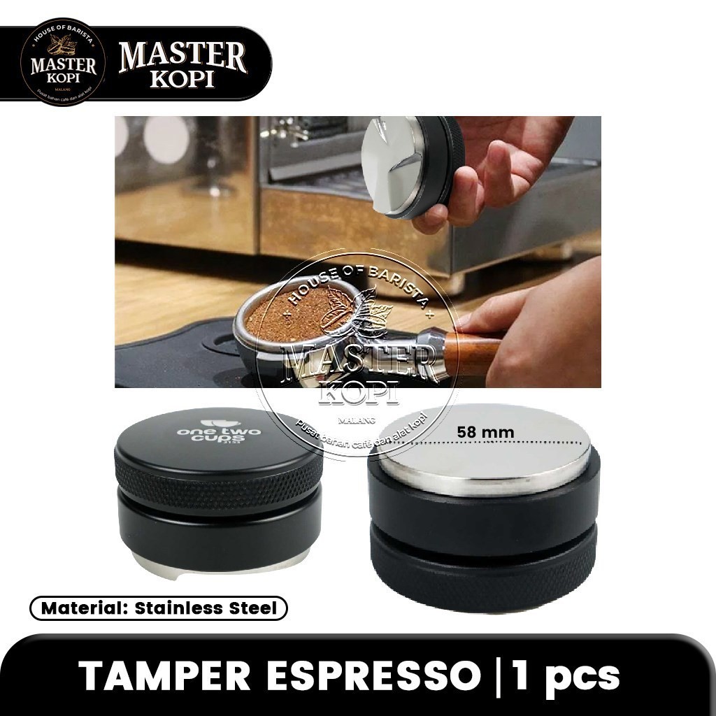 Jual Tamper Espresso Coffee Powder Tamper Kopi All Type 58mm (1 pcs ...