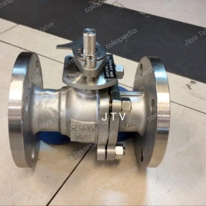 Jual Ball Valve SS304 Jis 10k Flange 2" (Inch) | Shopee Indonesia