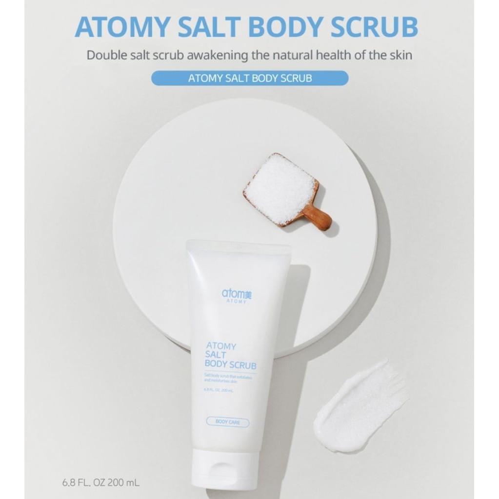 Jual Atomy Salt Body Scrub Hilang Sel Kulit Mati Cerah Hidrasi Lancar ...