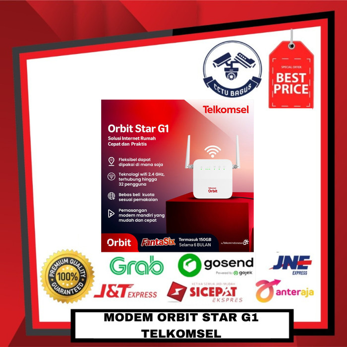 Jual Promoo!! MODEM ORBIT STAR G1 TELKOMSEL 2 ANTENA MODEM WIFI 4G ...