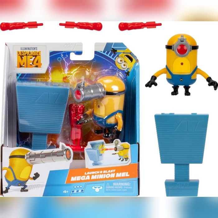 Jual Minions despicable me 4 launch and blast Mega mel action figure ...
