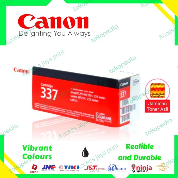 Jual Toner Canon 337 Black Original Cartridge LaserJet | Shopee Indonesia