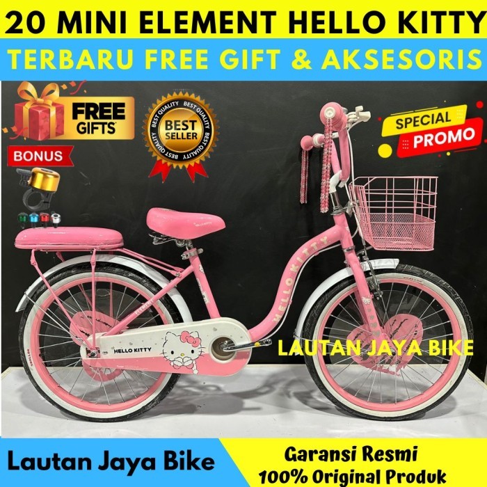Jual Sepeda Anak 20 Inch Mini Element Hello Kitty | Shopee Indonesia