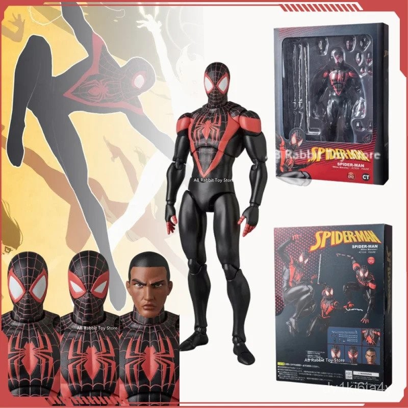 Jual Ct Mafex 092 Spiderman Miles Morales Anime Figure Ultimate Comics ...