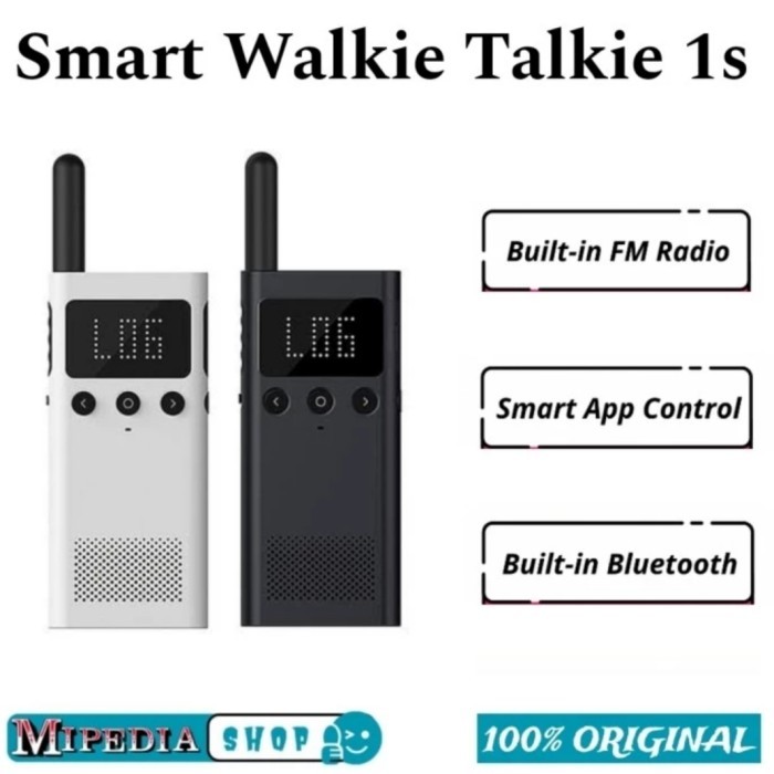 Jual Xiomi Mijia Smart Walkie Talkie 1S FM Radio HT Intercom | Shopee ...