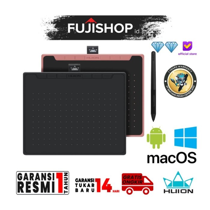 Jual Huion RTS 300 Drawing Pen Tablet Garansi Resmi | Shopee Indonesia