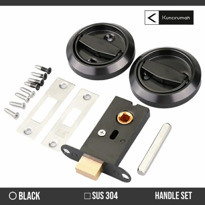 Jual Invisible Hidden Handle Lock / Kunci Pintu Kamar Mandi | Shopee ...