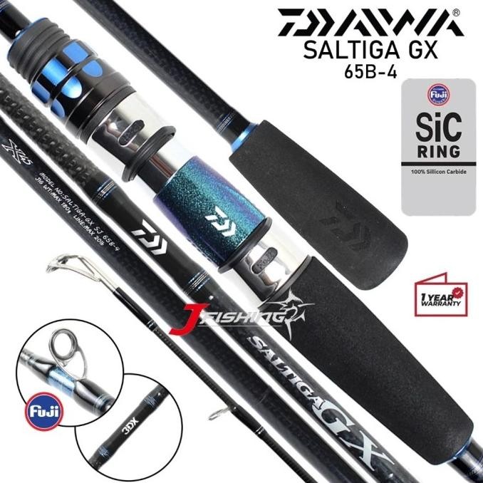 Jual Joran DAIWA SALTIGA GX SJ 65B-4 65B-5 | Bait Jigging | One Piece | Resmi | Shopee Indonesia