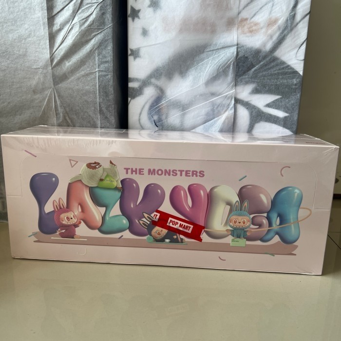 Jual Labubu lazy yoga figurine isi 10pcs original popmart 100% bisa ...