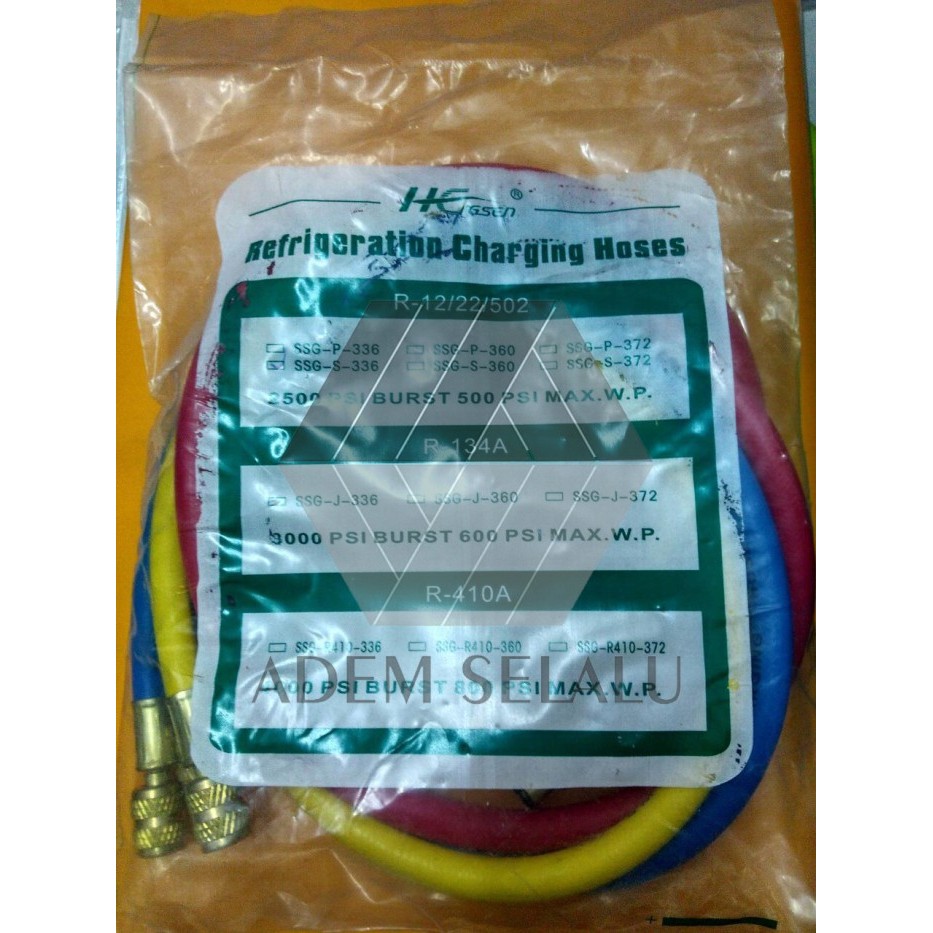 Jual SELANG MANIFOLD R22 CHARGING HOSE | Shopee Indonesia