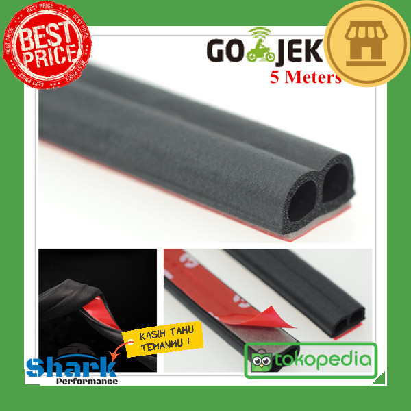 Jual RUBBER SEAL STRIP / PEREDAM SUARA / KARET PEREDAM PINTU UNIVERSAL ...