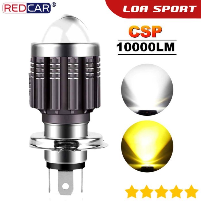 Jual BOHLAM LED HEADLIGHT MOTOR MOBIL H4 P15 12V 12W 10000LM 2 WARNA 1 ...