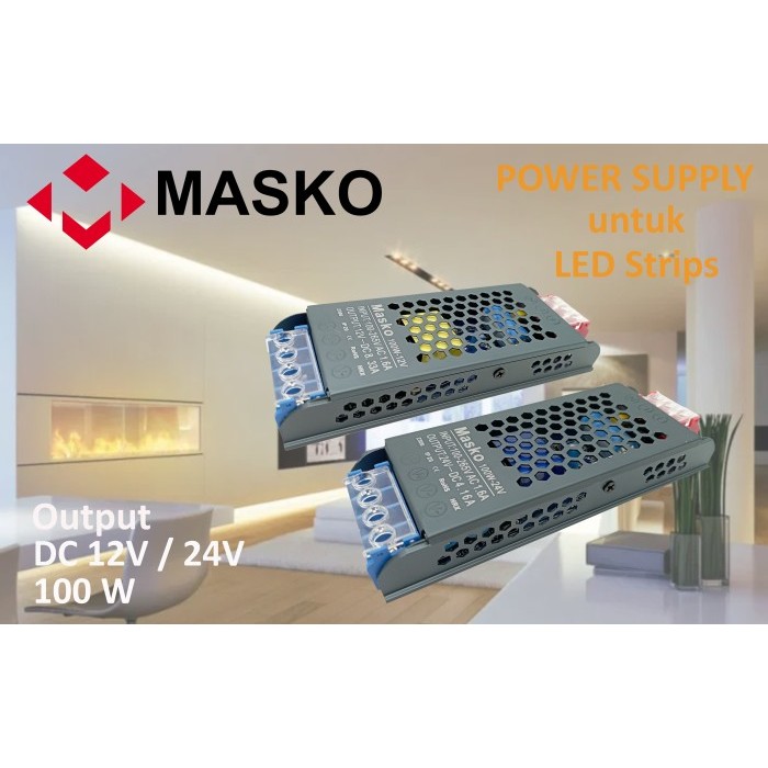 Jual Makin Y4Kin!- Power Supply Trafo Adaptor 12V/24V 100W Led Strip ...