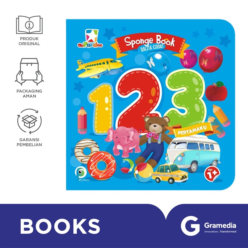 Jual Buku Opredo Sponge Book Balita Cerdas 123 Pertamaku | Shopee Indonesia