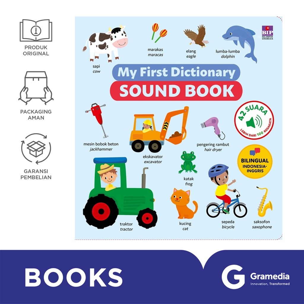 Jual My First Dictionary Sound Book (Ballon Media) | Shopee Indonesia
