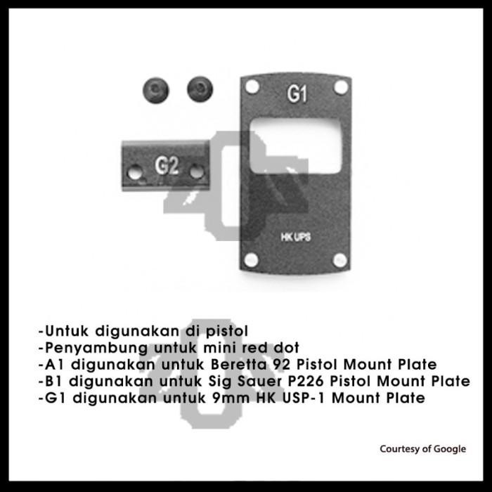 Jual Adapter Plate Mount Base Scope Red Dot Reflex Sight Premium | Shopee Indonesia