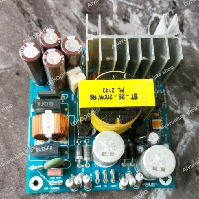 Jual TRAFO SWITCHING SMPS 30V CT XTRA 12V 200WATT ST-20-200W R3 DUAL LAYER ORIGINAL DAN ...