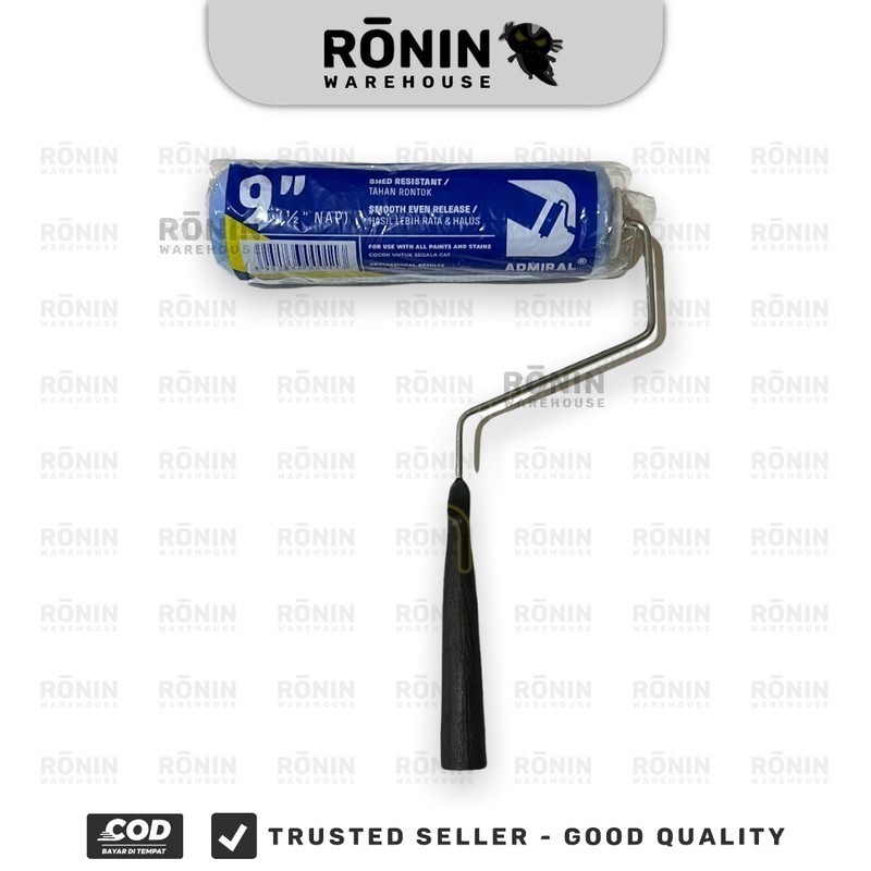 Jual ADMIRAL Kuas Roll Rol Cat Tembok Dinding Paint Roller Brush 9 inch ...