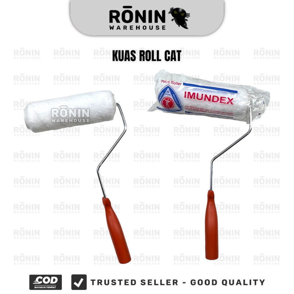 Jual IMUNDEX Kuas Roll 7 10 " inch Rol Cat Tembok Dinding Paint Roller ...