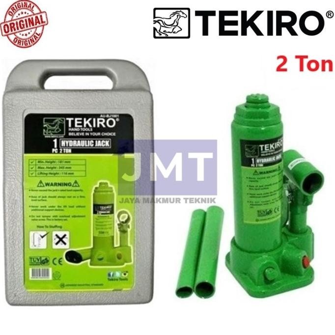 Jual Tekiro Dongkrak Botol 2 4 6 10 15 20 30 50 Ton Hidrolik Hydraulic ...