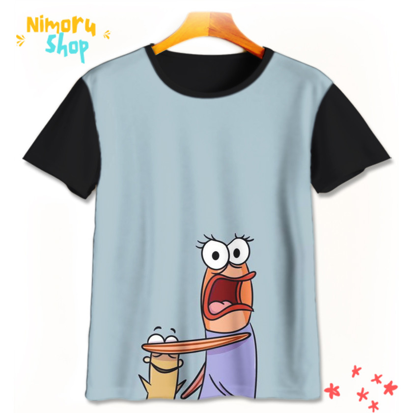 Jual Baju Kaos Anak 3D Spongebob-9-designWD Spongebob Squarepants ...