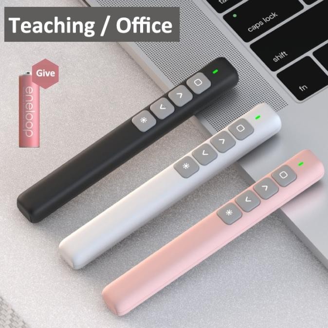 Jual Remote Presenter Presentasi Power Point Wireless Laser Merah ...