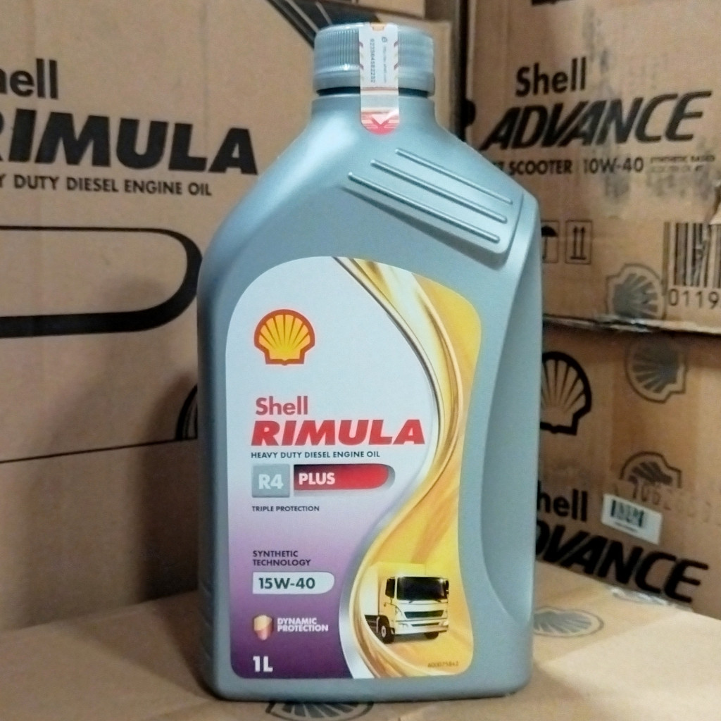 Jual Oli Shell Rimula R4 Plus 15W-40 | 1L (1 DUS - Isi 12 pcs) | Shopee ...