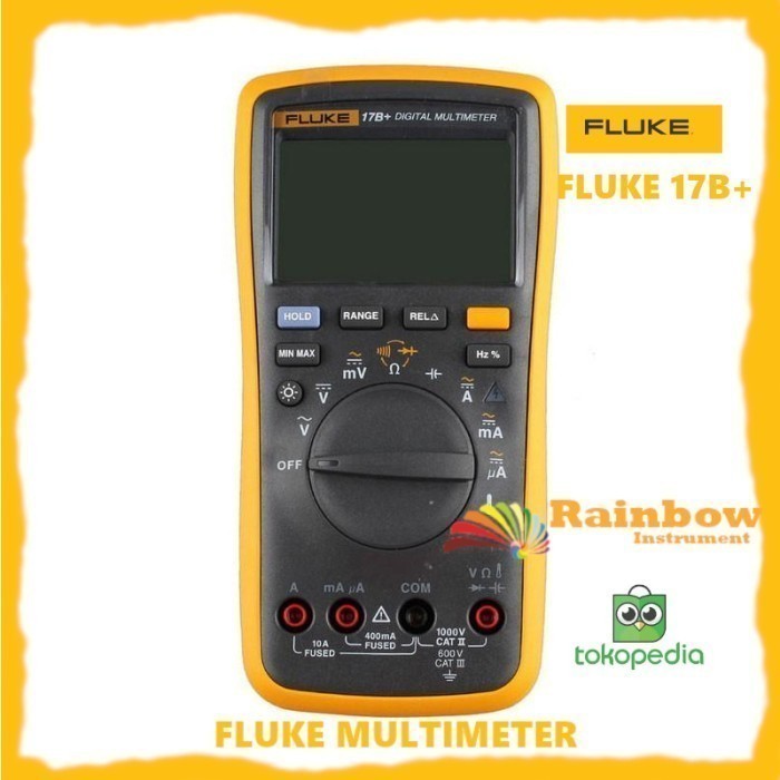Jual Jual Multitester Fluke 17B+ / Digital Multimeter Original Fluke ...