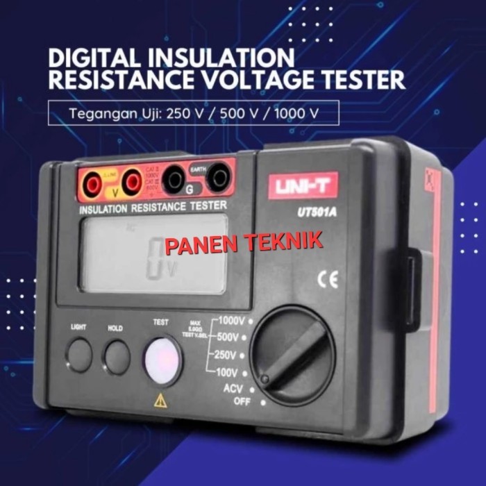 Jual Jual Uni T Megger Insulation Listrik Alat Meger Digital Resistance ...