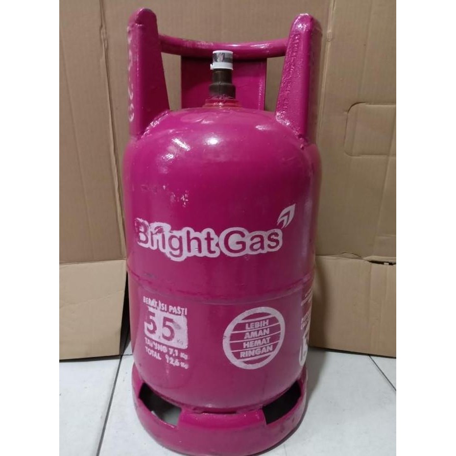 Jual TABUNG GAS BRIGHT GAS 5,5 KG SUDAH TERMASUK ISI FULL TERBARU ...