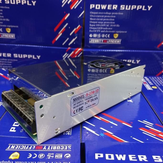 Jual POWER SUPPLY CCTV 12V 20A ORIGINAL DAN TERPERCAYA | Shopee Indonesia