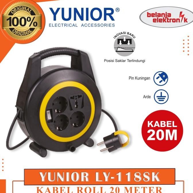 Jual Kabel Box / Roll Turbo Loyal Yunior Ly-118 Sk 20 Meter 20M Gulungan Kabel Cable Reel ...