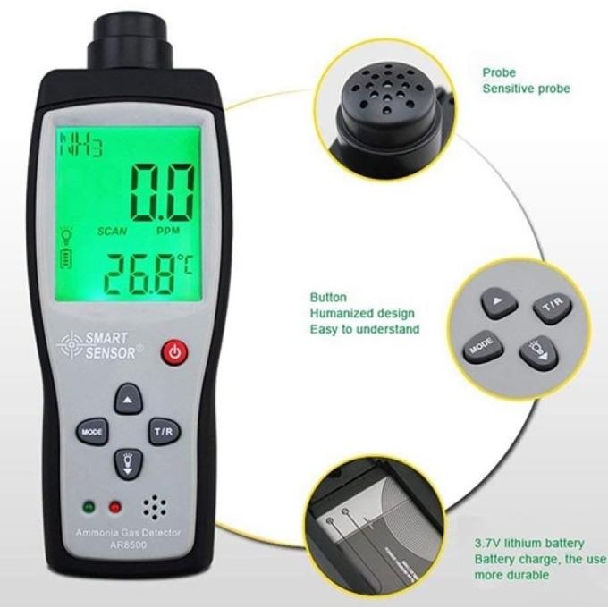 Jual Ammonia Gas Detector Nh3 Smart Sensor Ar8500 Amonia Tester Ar 8500 ...