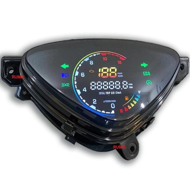Jual Speedometer Mio 100 Digital 7 Warna Spidometer Mio Sporty Mio ...