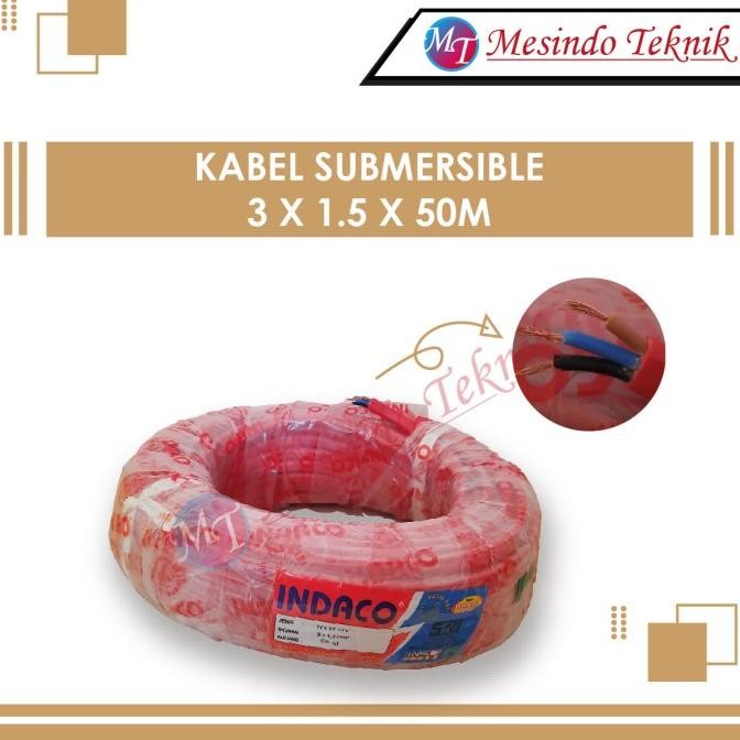 Jual KABEL POMPA SATELIT/SUBMERSIBLE FULL TEMBAGA 50M ORIGINAL DAN ...