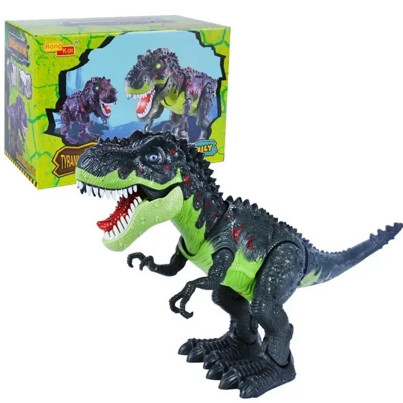 Jual [funny] jurassic world electric dinosaur flash and sound t-rex ...