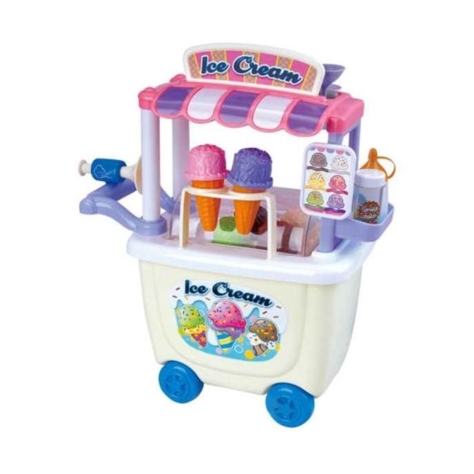 Jual Playgo Gourmet Ice Cream Cart - Mainan Gerobak Es Krim | Shopee ...