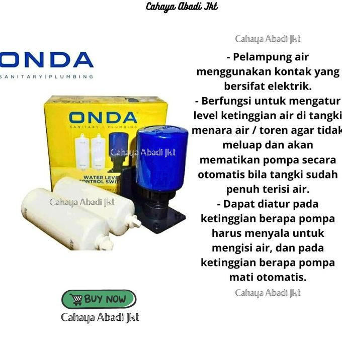 Jual Promo Pelampung Radar ONDA/Otomatis Radar Toren Air/Tandon Level Switch ONDA COD | Shopee ...