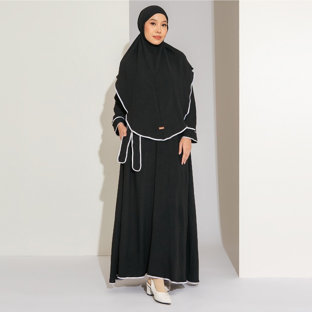 Jual BAJU MUSLIM Lozy Hijab - Hafiza Abaya Set (Gamis Umroh Haji Abaya Set Kerudung) | Shopee ...
