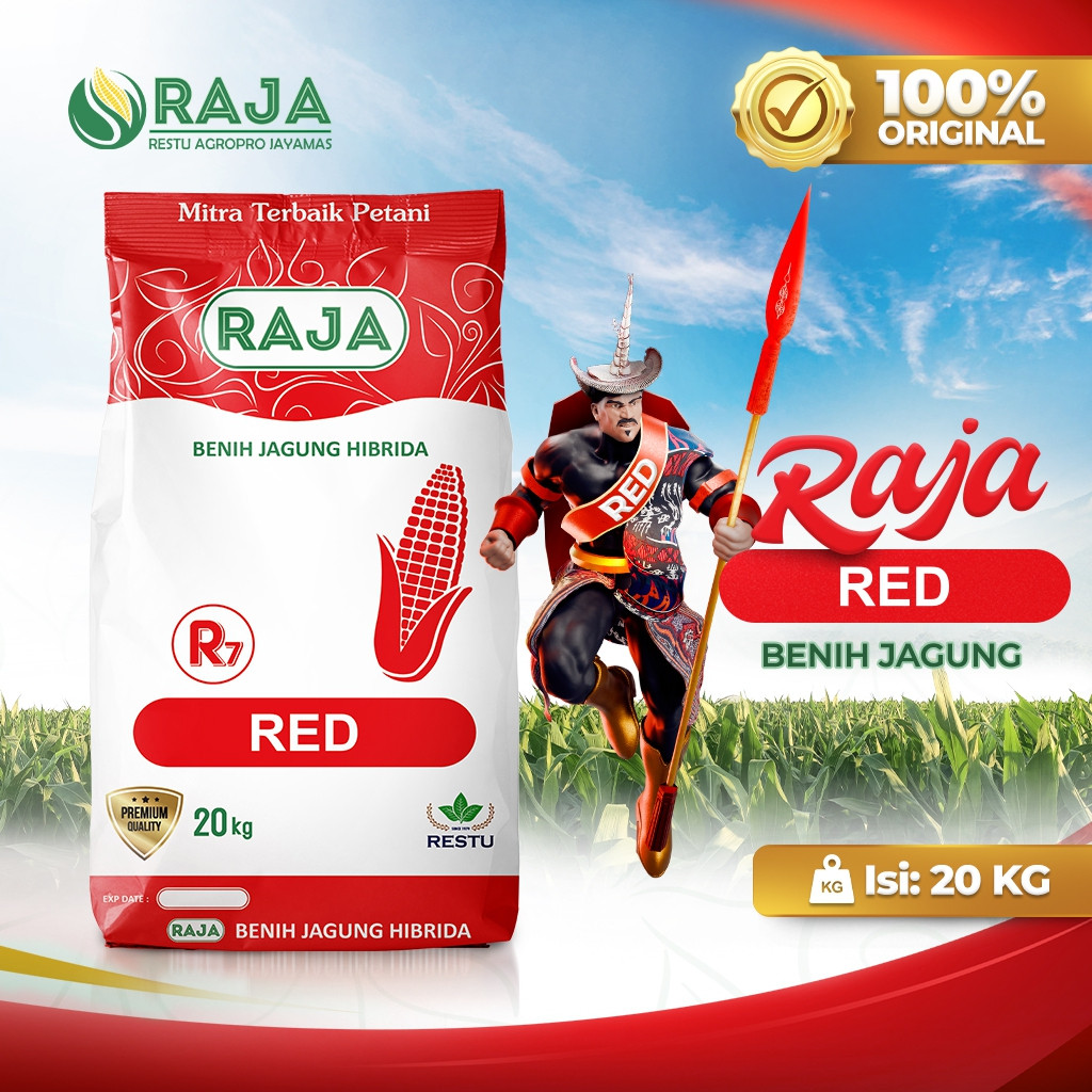 Jual Benih Jagung Hibrida RAJA R7 Red - 20kg Sack | Shopee Indonesia